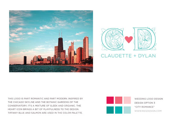 Keg Design: Garfield Conservatory Wedding Logo