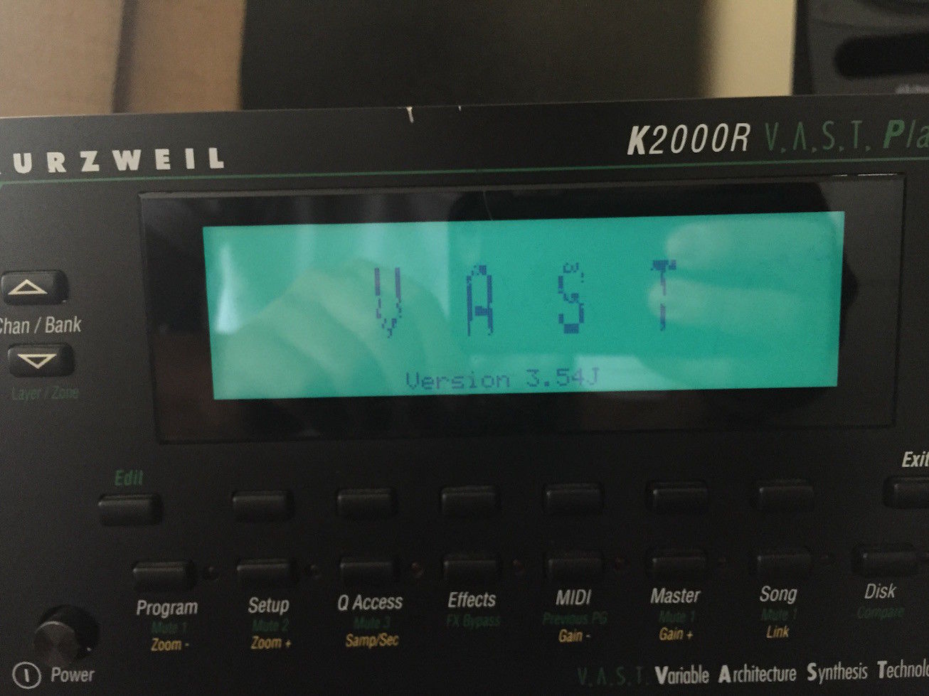 MATRIXSYNTH: Kurzweil K2000R VAST Rack Synthesizer with Original Manual