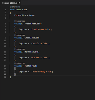 Enum Object in Business Central - How to create and how to extend ...