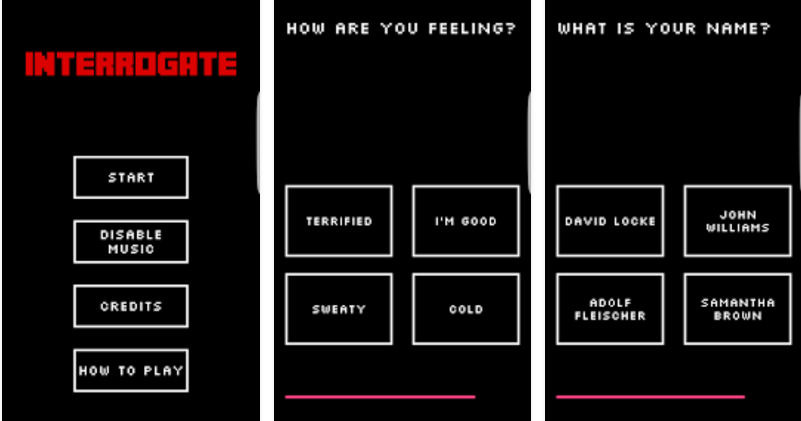Android Game of the Week - Interrogate - INTELLECTUAPP