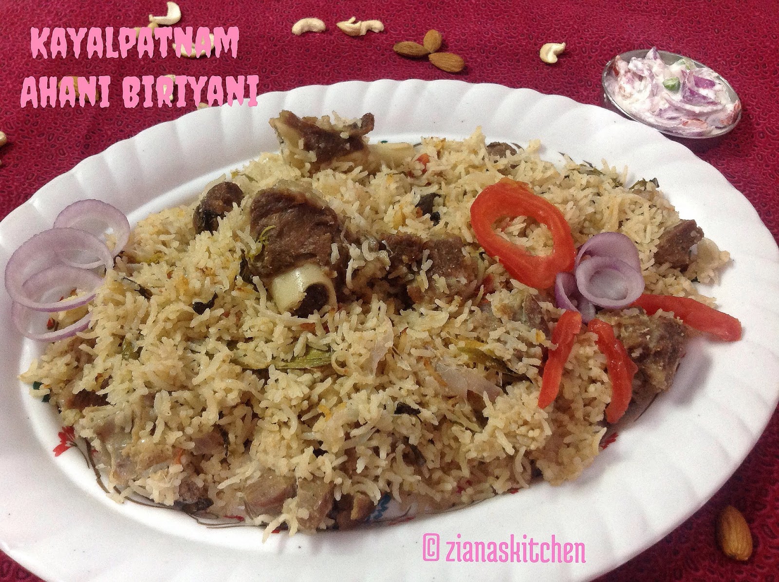 ZianasFoodArchive: Kayalpatnam Ahani Biriyani