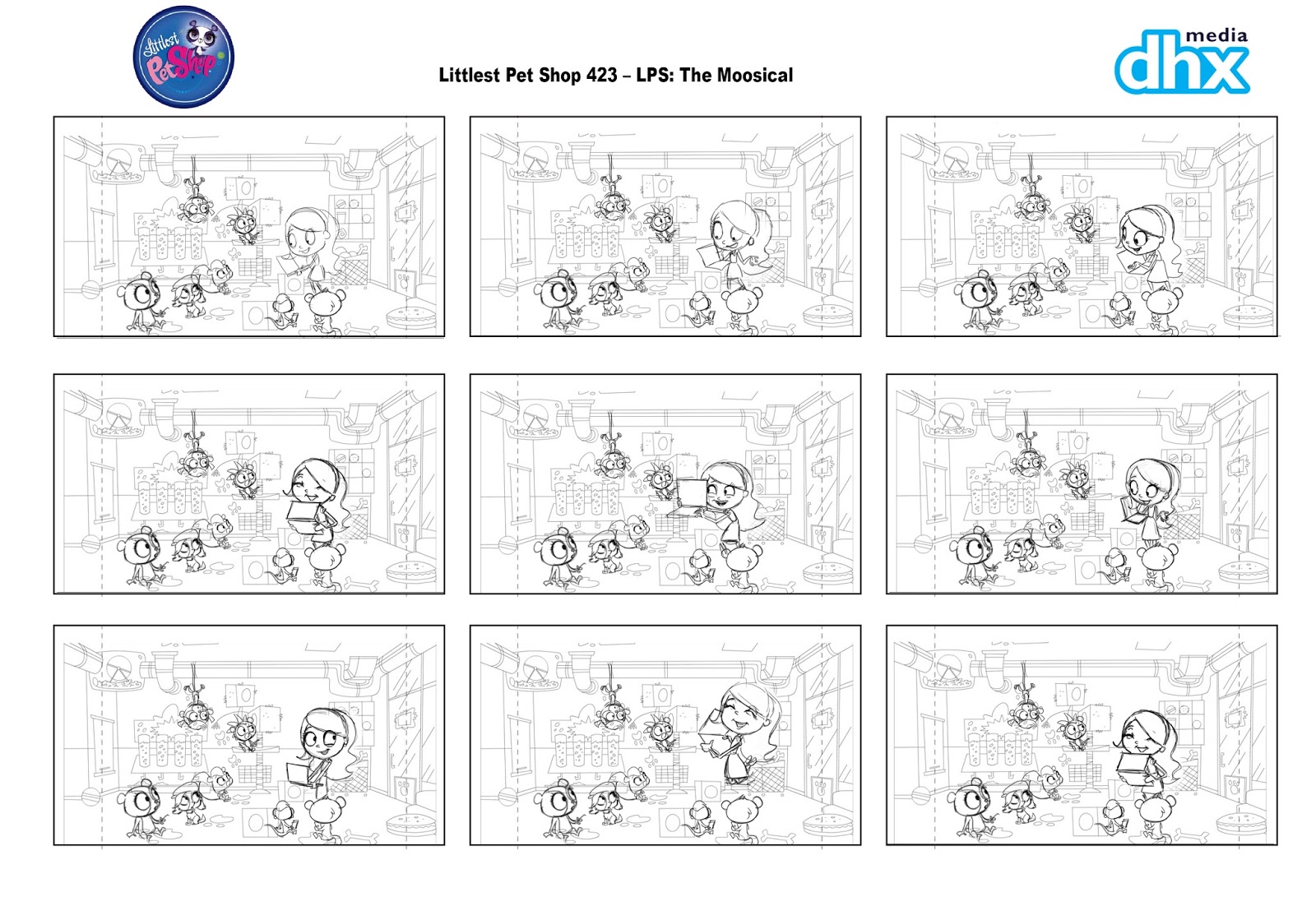 Animation director, 2D, 3D & STORY ARTIST: animation boards