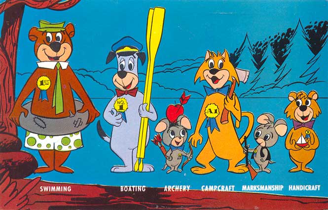 *Postcard Gems: At Camp With Yogi Bear & Friends