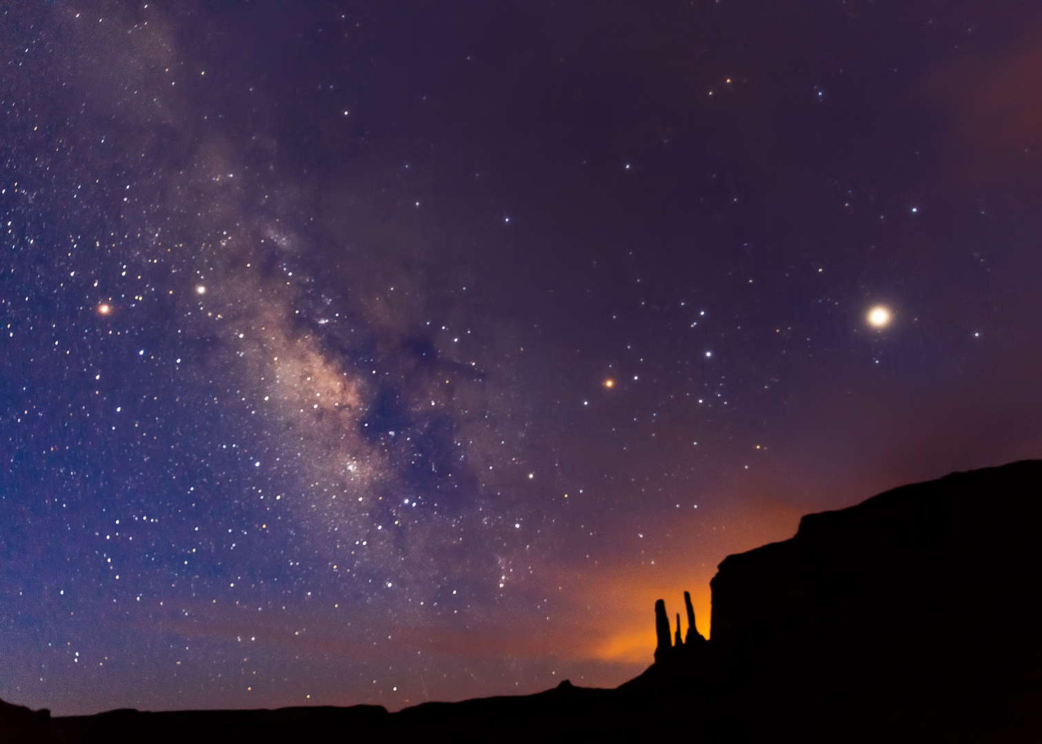 Fallbrook Shutters: Milky Way Sunrise, Monument Valley