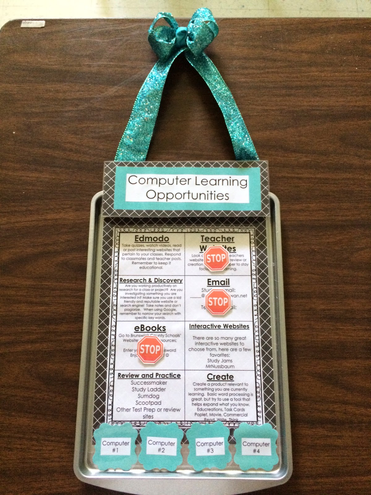 Oceans of Teaching Ideas: Computer Schedule and Ideas for Classrooms ...