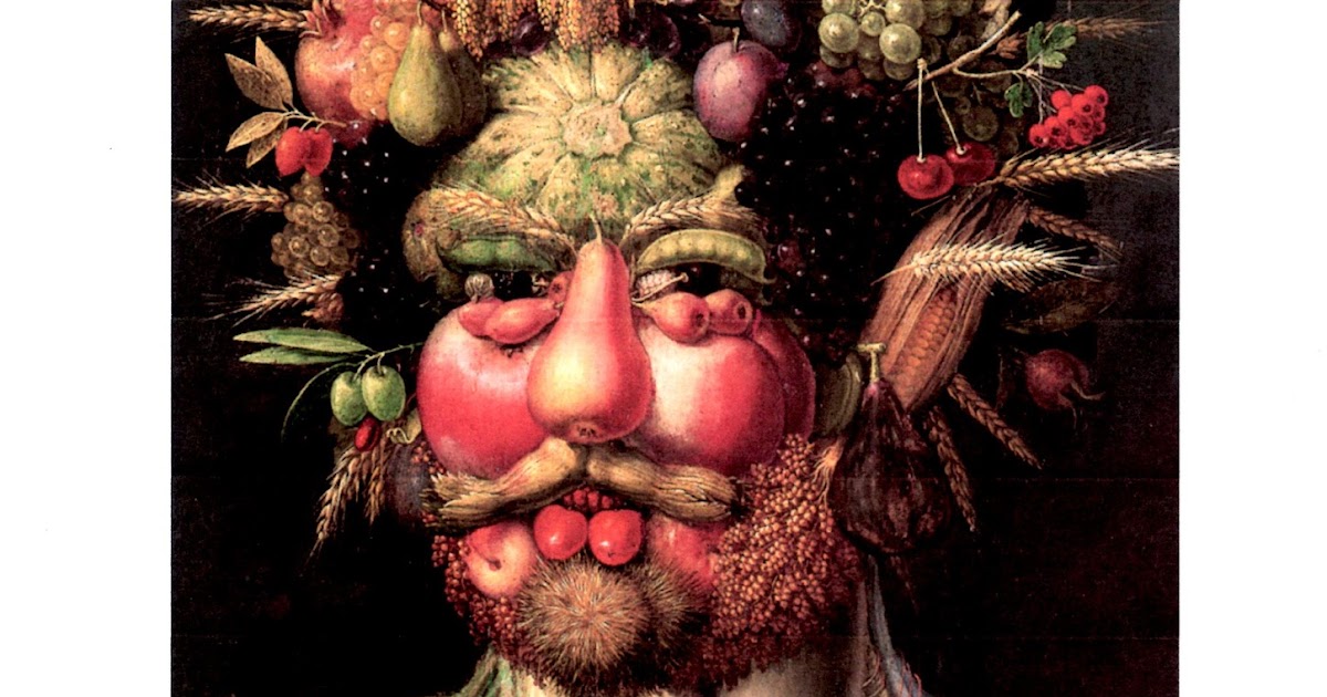 Amiscol: Les visages fruités à la manière d' Arcimboldo