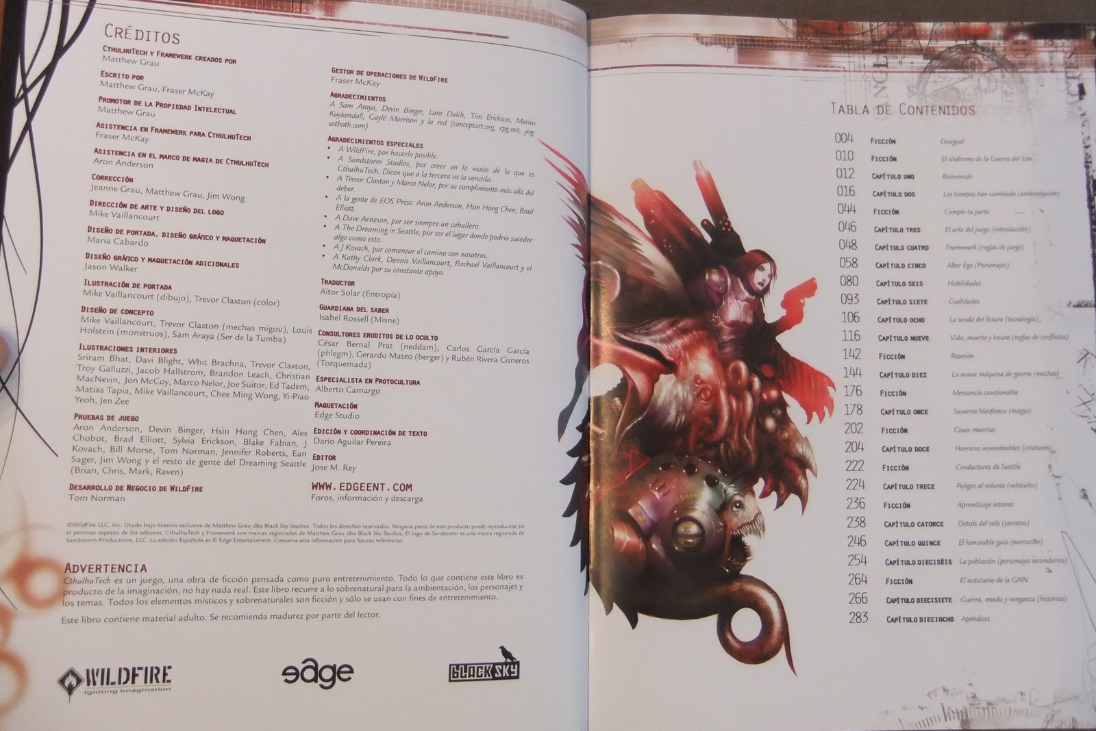 Susurros desde la Oscuridad: Cthulhutech (2ª Parte)