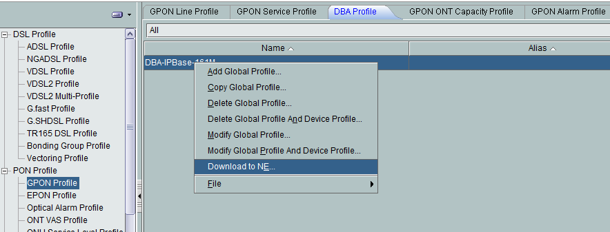 How to Create Traffic Table, DBA profile, Line Profile and configure ...