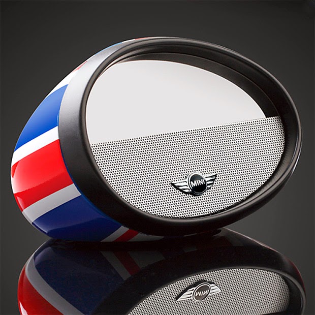 MINI MIRROR BOOMBOX ESPELHO RETROVISOR DA MINI COOPER QUE É CAIXA DE ...