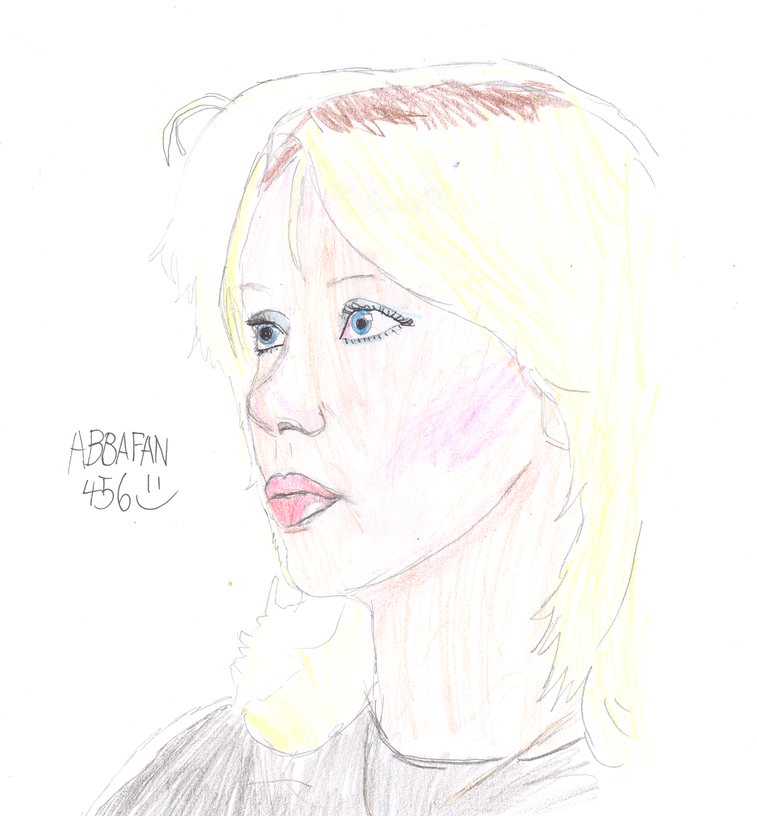 ABBAFan456's Blog: More Realistic ABBA Drawings