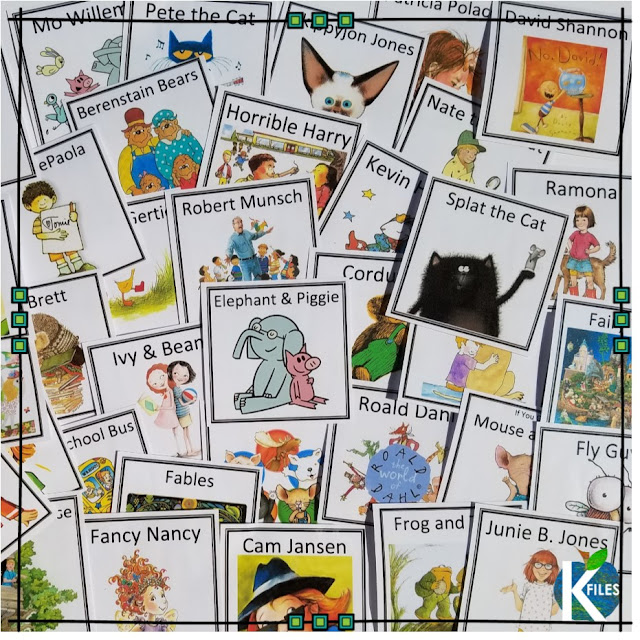 The K Files: Classroom Library Labels: Freebie!