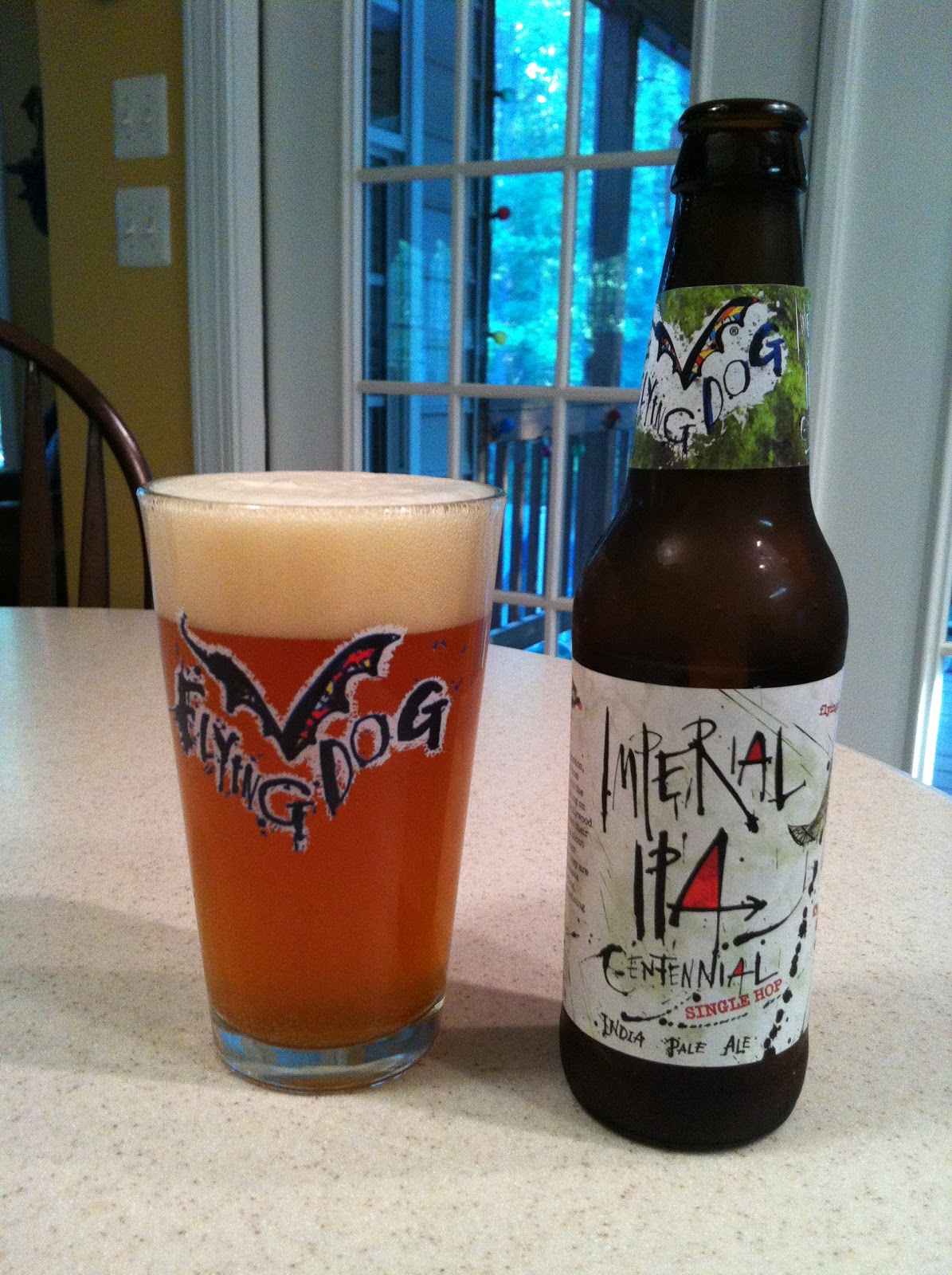 Musings Over a Barrel: Flying Dog Single Hop Centennial IPA
