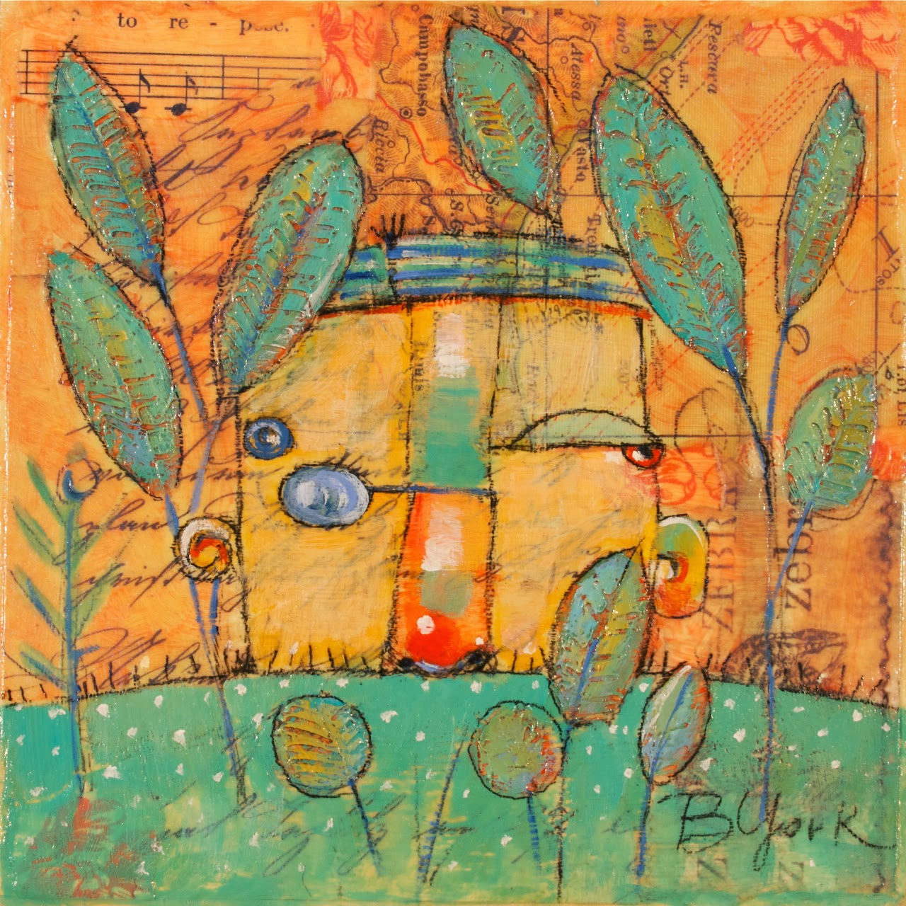 brenda york's painting a day: Secret Garden