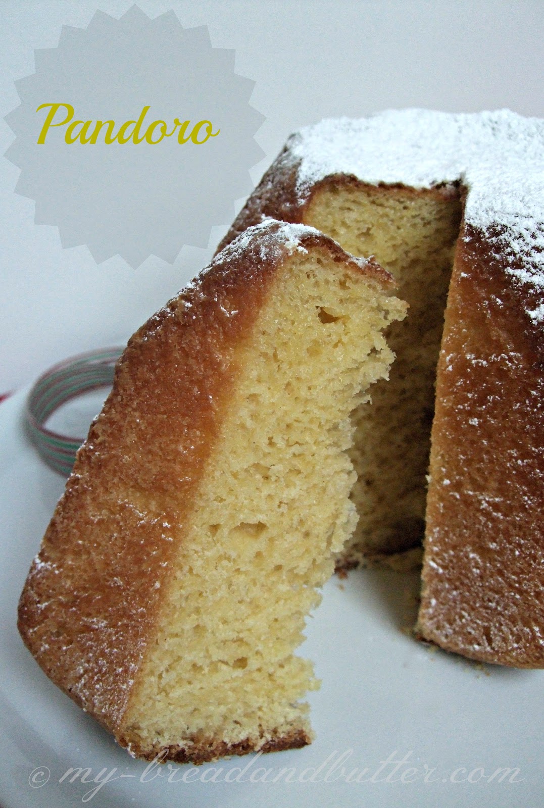 Bread and Butter....: Traditional Italian Christmas Cake: The Pandoro!!!!