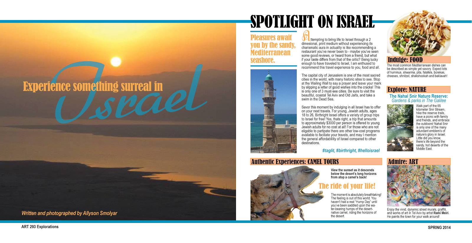 imagemaking: Israel Magazine Spread