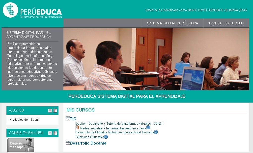 TECNOLOGÌAS EDUCATIVAS: NUEVA INTERFAZ DE PERUEDUCA