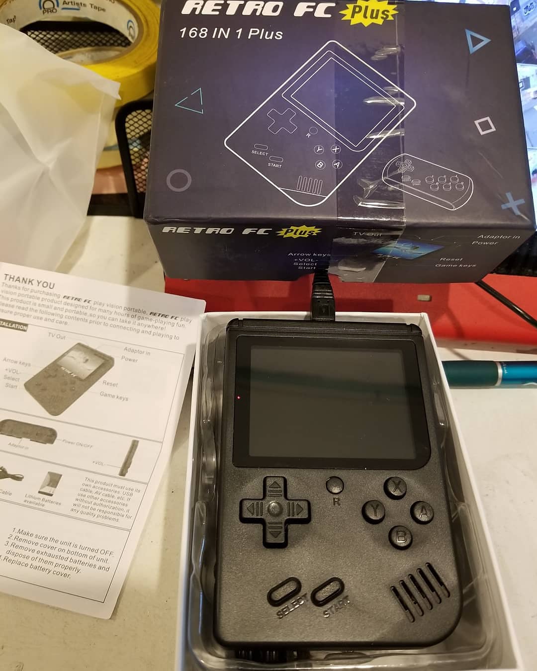 Rop's Collectables : Got this Retro Gameboy Knockoff, it works like the ...