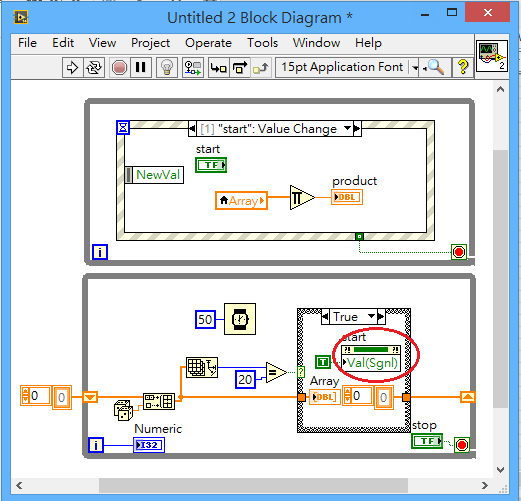 Labview備忘錄 事件 Event Structure 觸發說明