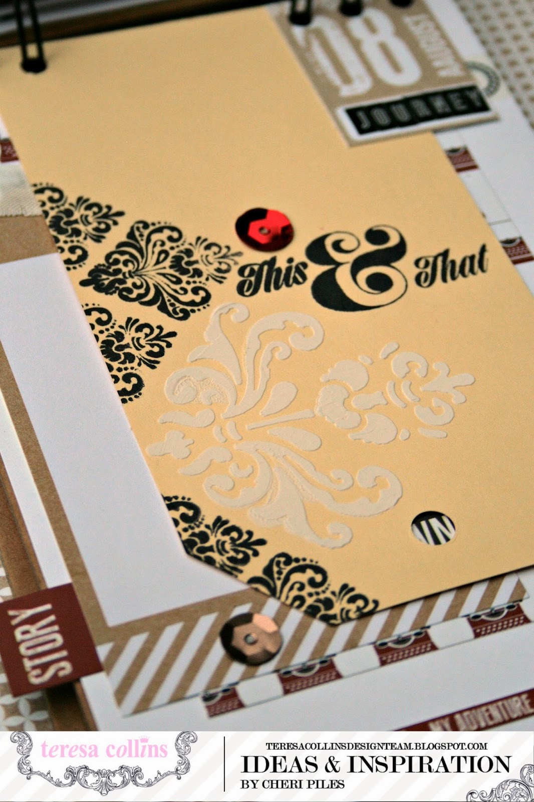 TERESA COLLINS DESIGN TEAM: Monthly Journal Album Book by Cheri Piles ...