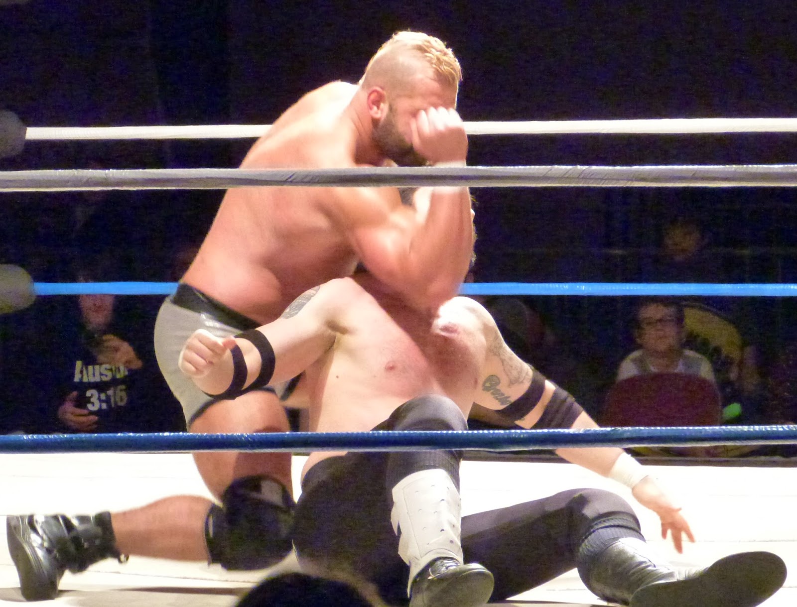 WRESTLESHOTS: STIXX & MASON RYAN V XANDER COOPER, TK HAYWARD & MARC MASSA