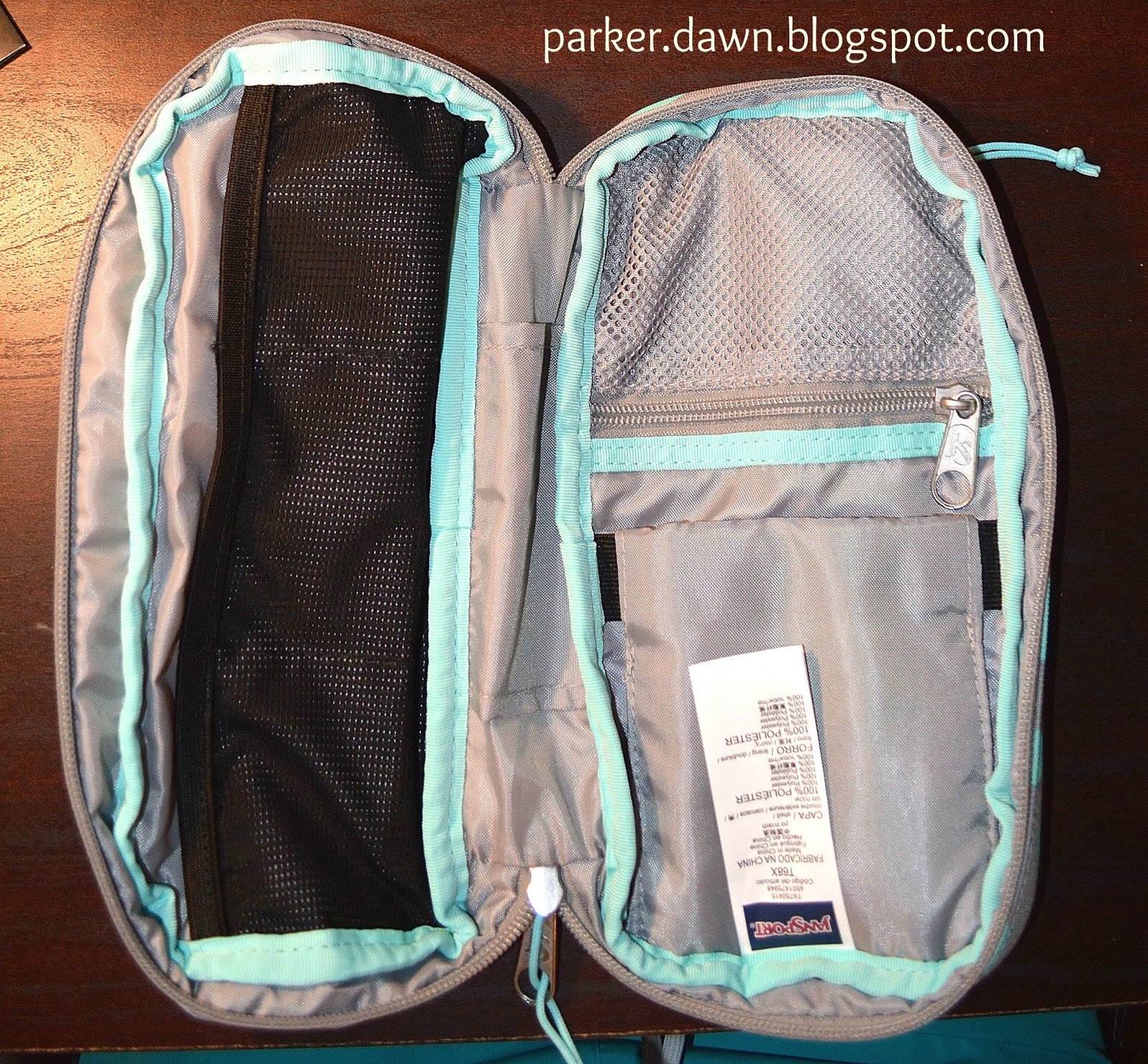 Parker Dawn: College Supply Organizer: Using JanSport Digital Pouch