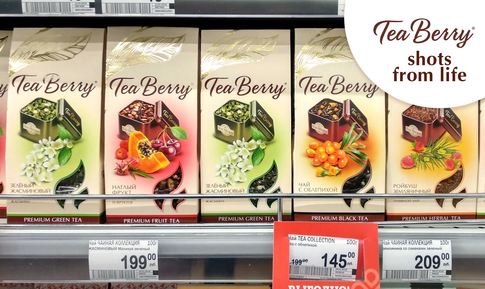 Teaberry — collection of fruit and herbal teas – Packaging Of The World