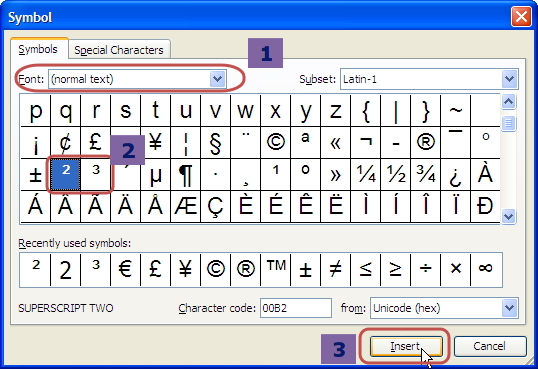 Membuat bilangan berpangkat 2 dan 3 di Ms Excel 2003 | Kompuseer
