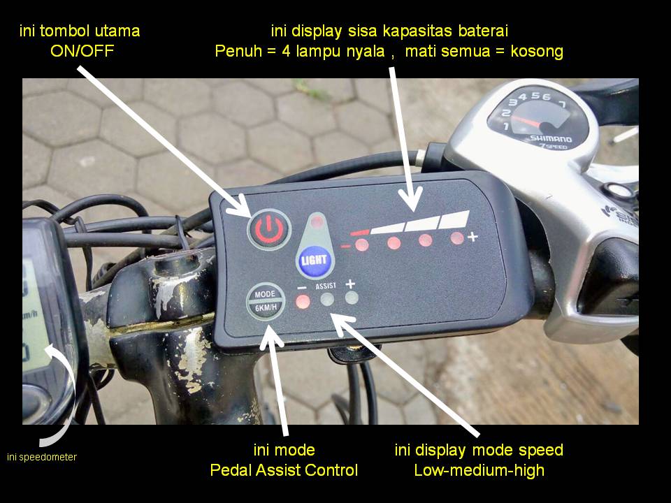 GALERI SEPEDA LISTRIK HASIL RAKITAN 2018 EBIKE KITS CONVERSI 48V 350W ...