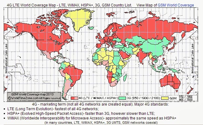 달밑: 4G LTE Coverage Map