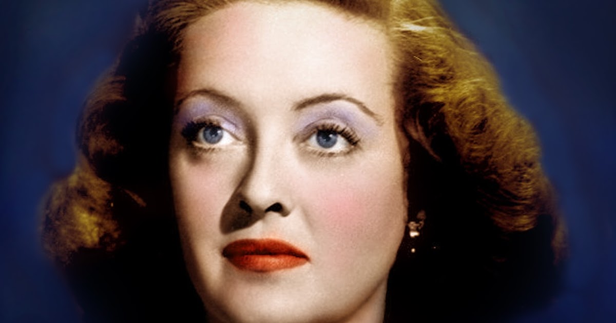 Colors for a Bygone Era: Bette Davies, Colorized Photo 1954