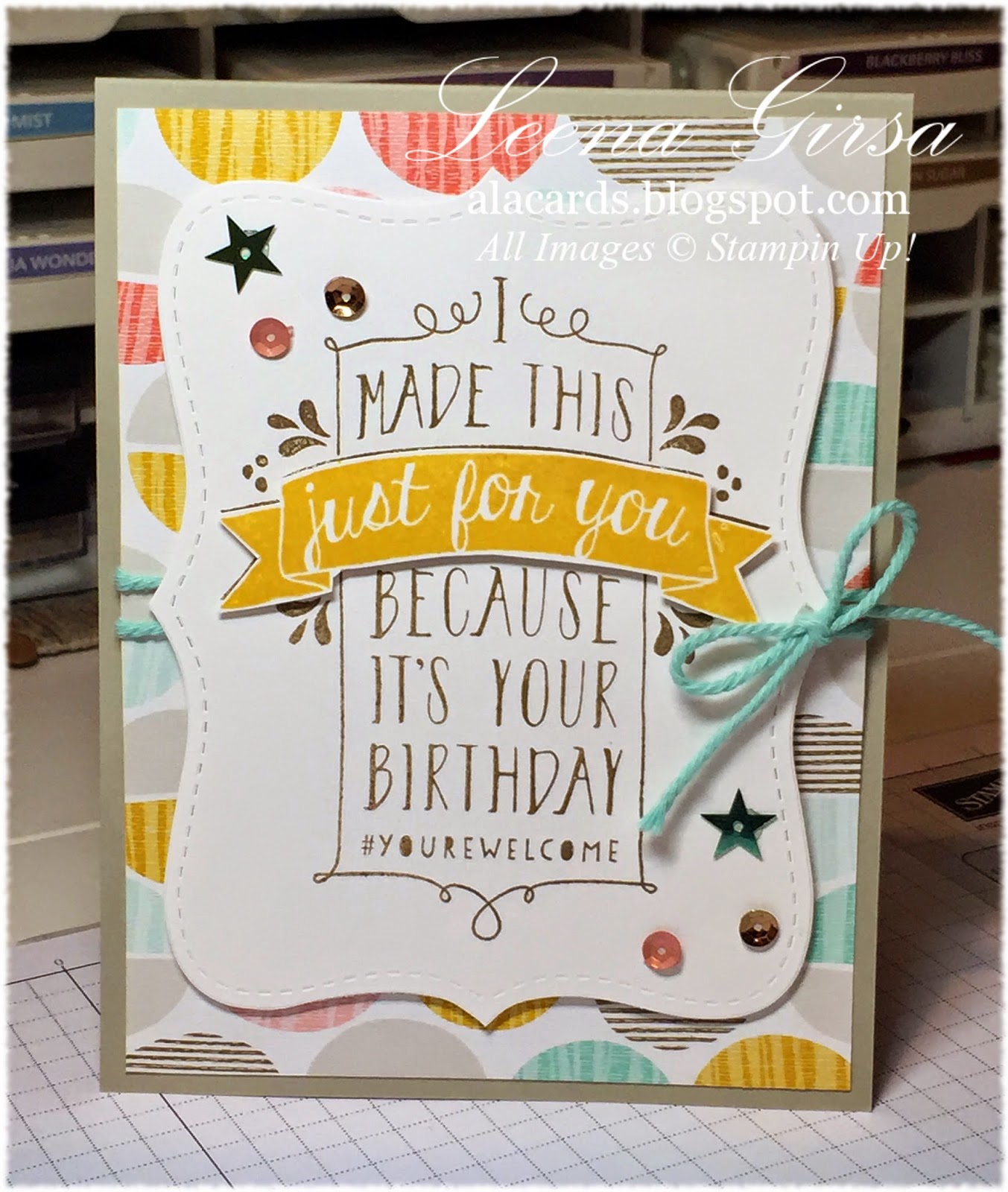 A La Cards: Made this just for you!