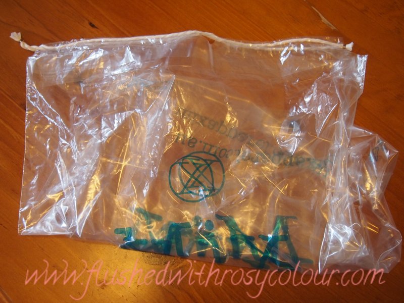 Flushed with Rosy Colour: Recycled Project Bags