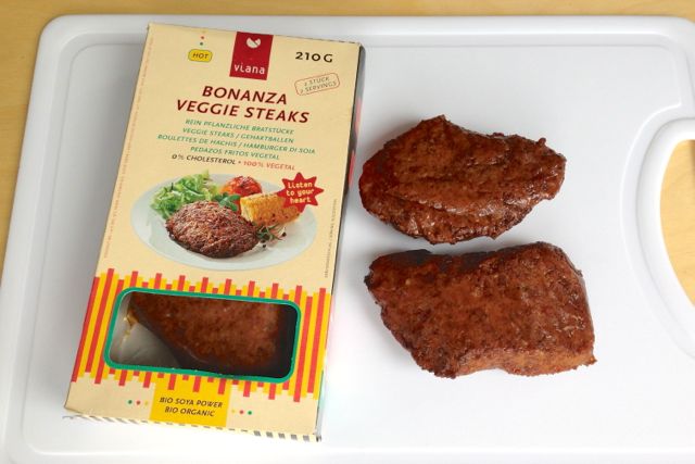 VEGANOO Vegan Reviews: Review: Viana Bonanza Veggie Steaks