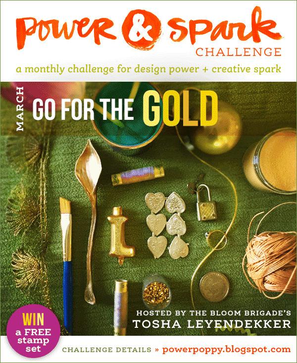 Power Poppy - The Blog: March Challenge: Give it a little shimmer with ...