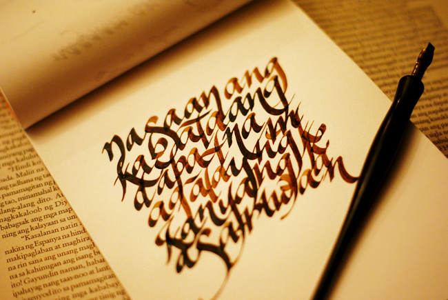 Calligraphy Alphabet