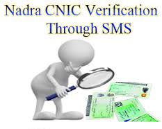 Re-Verification of NADRA CNIC Starts through SMS - IELTS Pdf Helping ...
