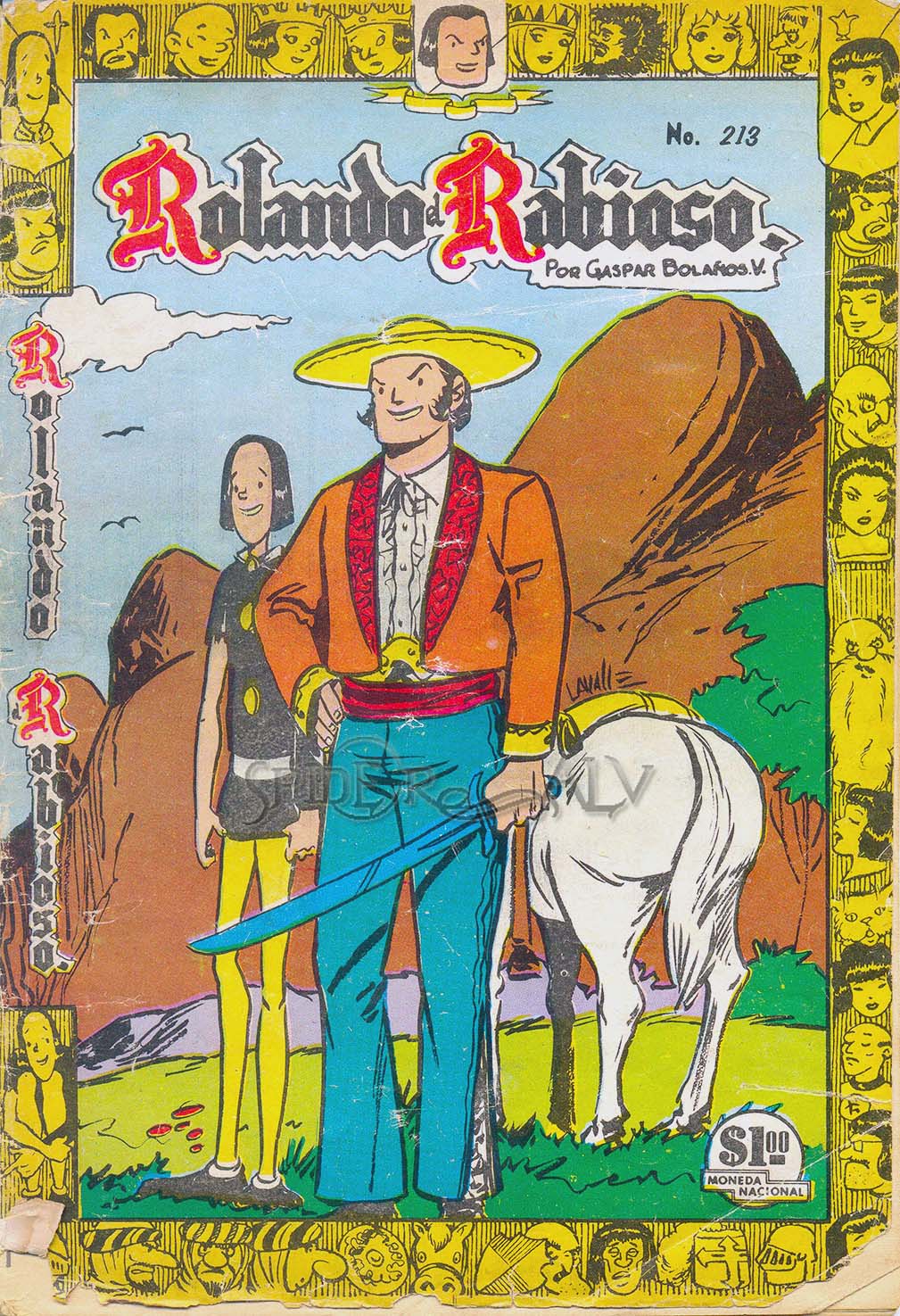 Mexico Comic Sonrisas: Rolando el Rabioso (211 al 215)