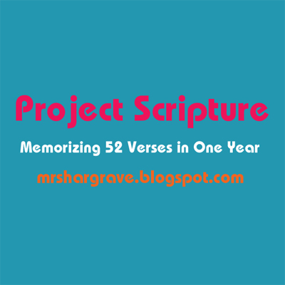 loved and lovely: Project Scripture...