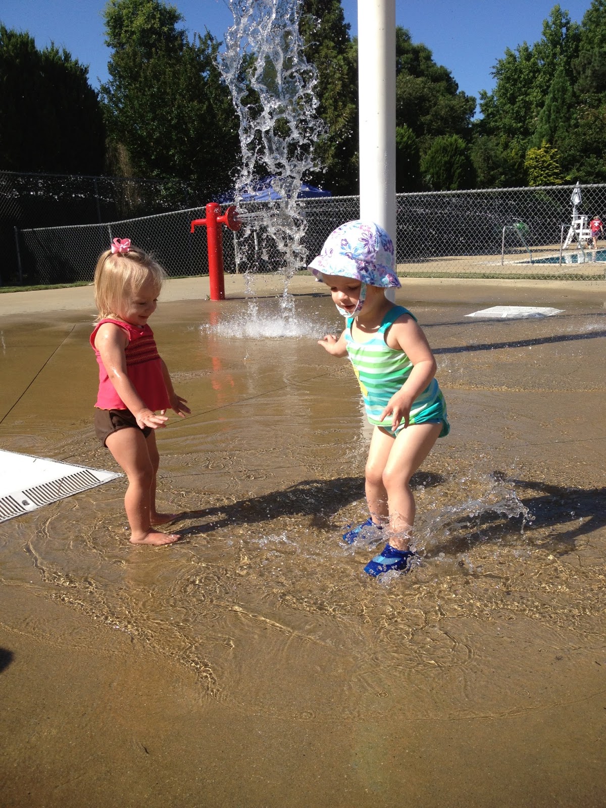 Life on the Learning Oak Farm: Lake Johnson Pool w/Friends