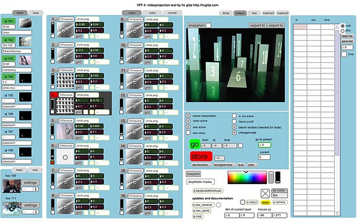 MUD: Herramientas de proyección de video VPT (Video projection tool)