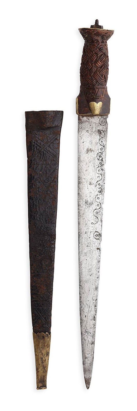 Blackheart Forge: Highland Dirk Forged From a Farrier's Rasp