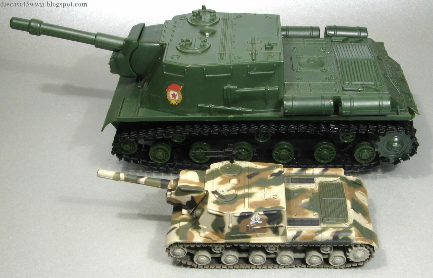 Military scale models: ISU-152. Derons