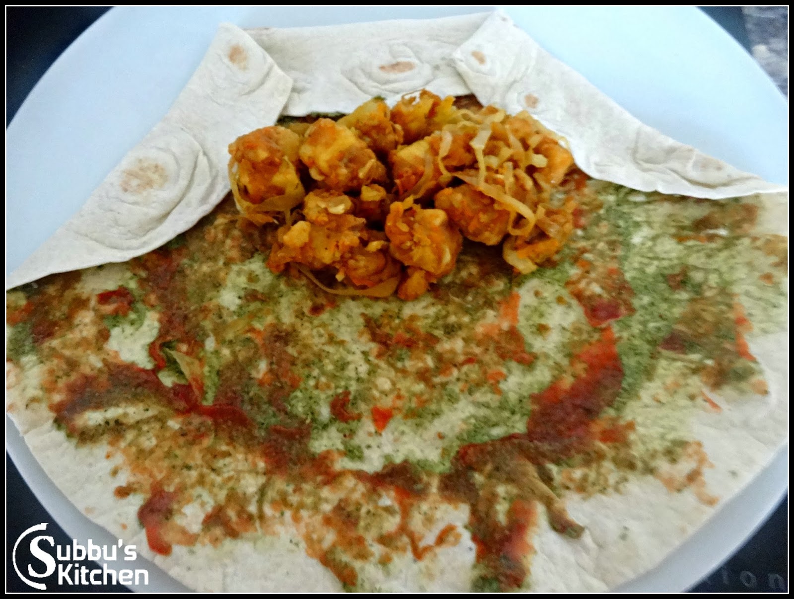 Paneer Wrap - Subbus Kitchen