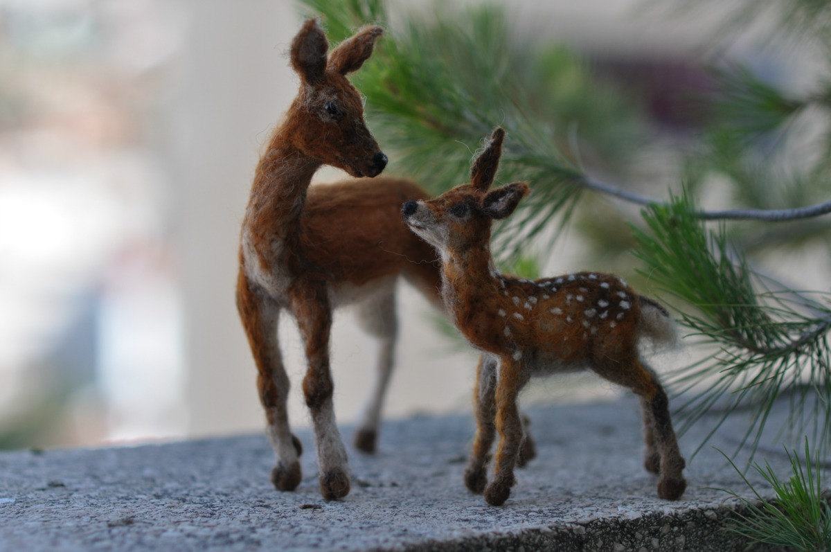Thimble Thief: Needle Felted Animals