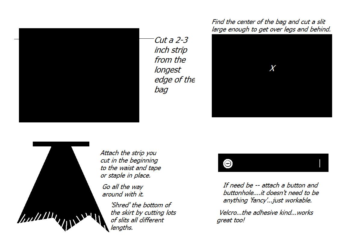 CMZ Art: DIY Garbage Bag Witch Costume