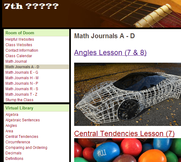 Math Techniques and Strategies: Math Notebook