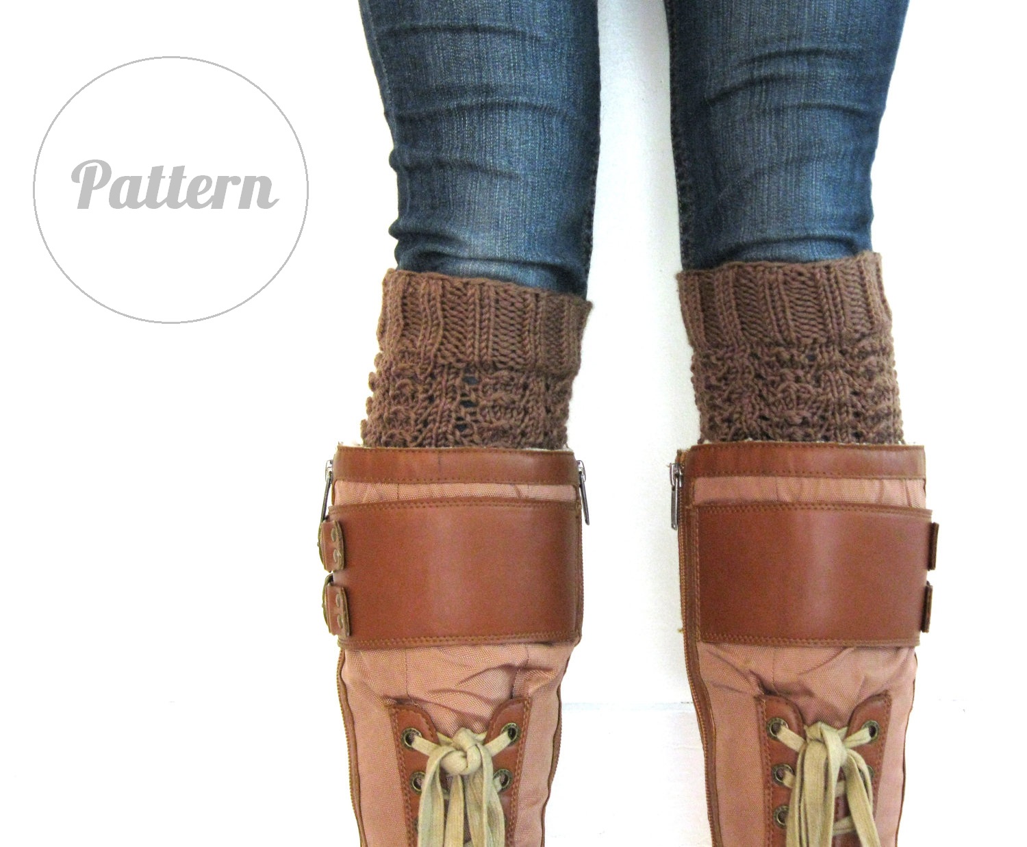 Funky Fresh Fraziers: Knitted Boot Cuff Pattern