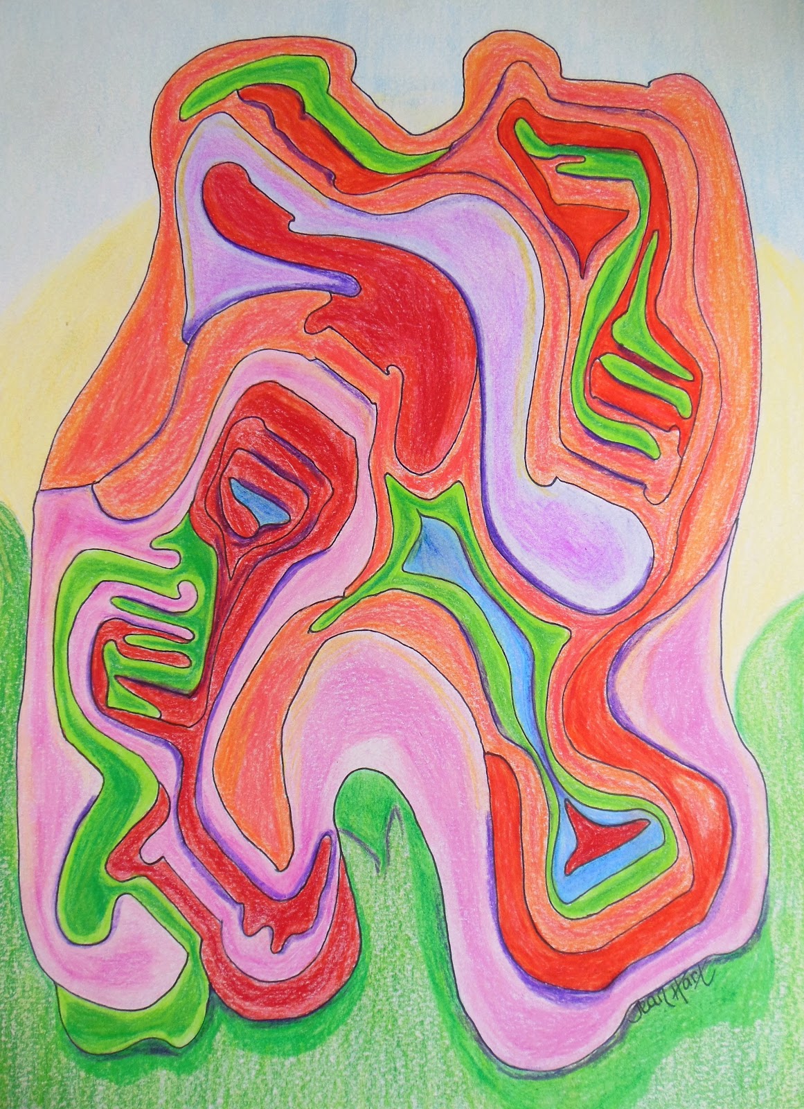 Jean Hart Artwork : A Rose