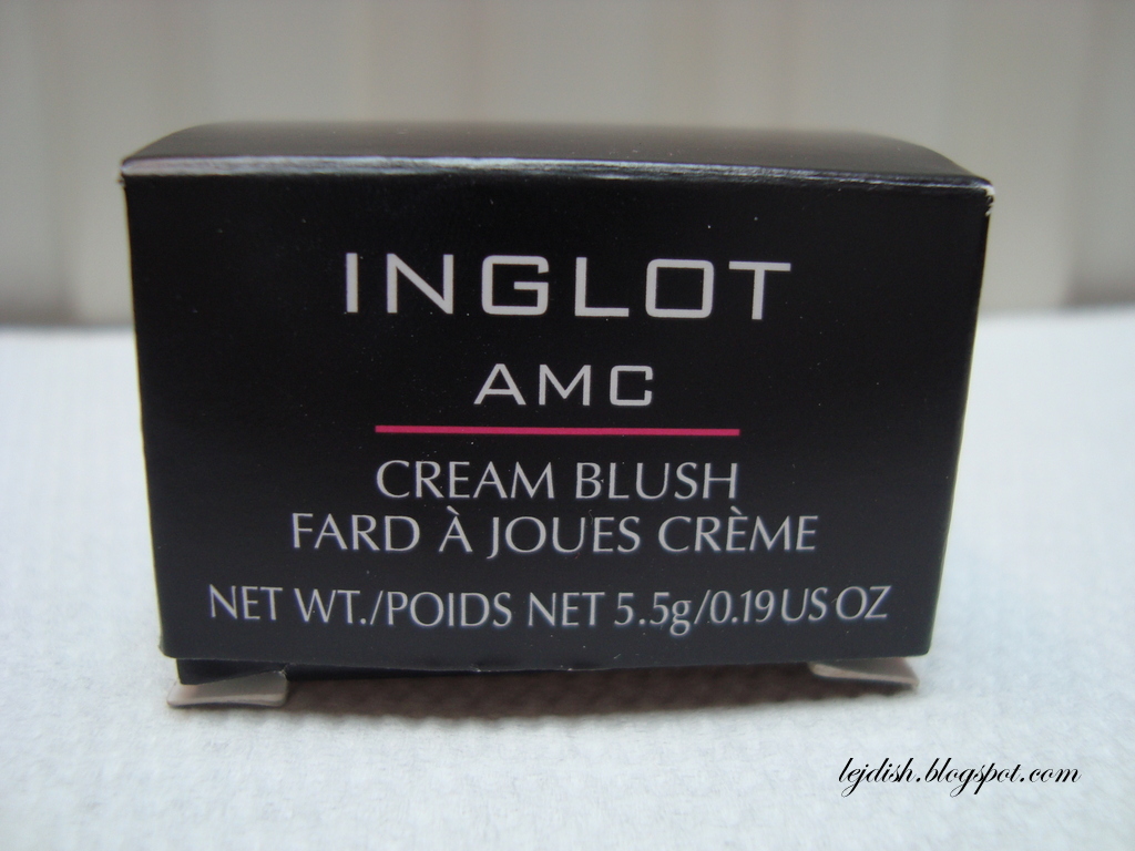 Inglot AMC cream blush makijaż | Lejdish blog