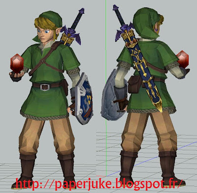 Skyward Sword Link Papercraft 2 | Papercraft Paradise | PaperCrafts ...